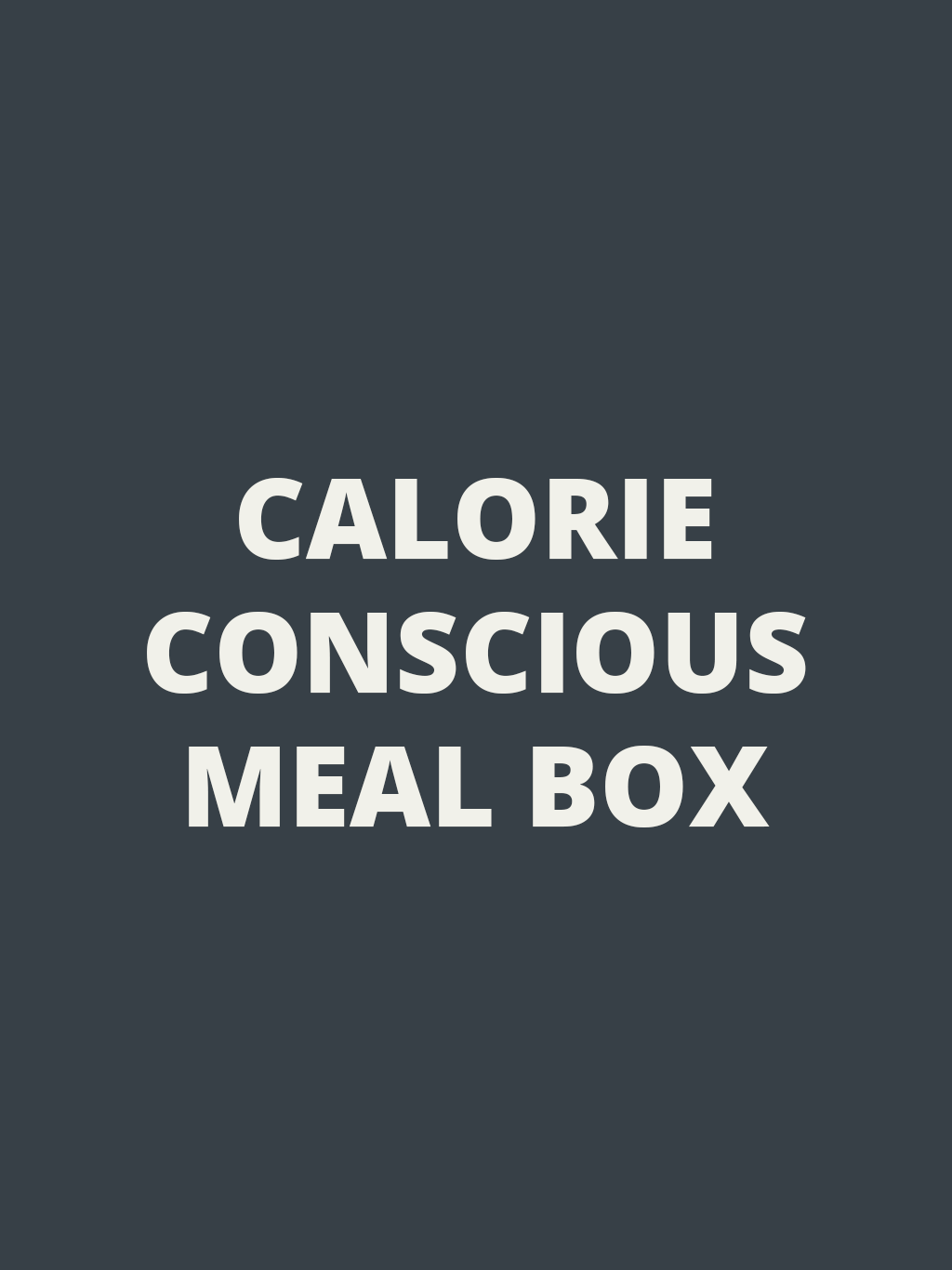Meal Box | Create Your Own Meal Box