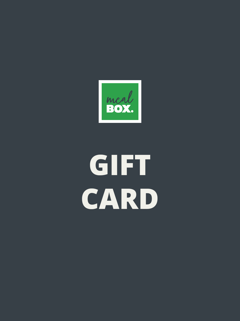 Meal Box Gift Card - NZ’s Gourmet, Chef Prepared, Ready-Made Meal Plans
